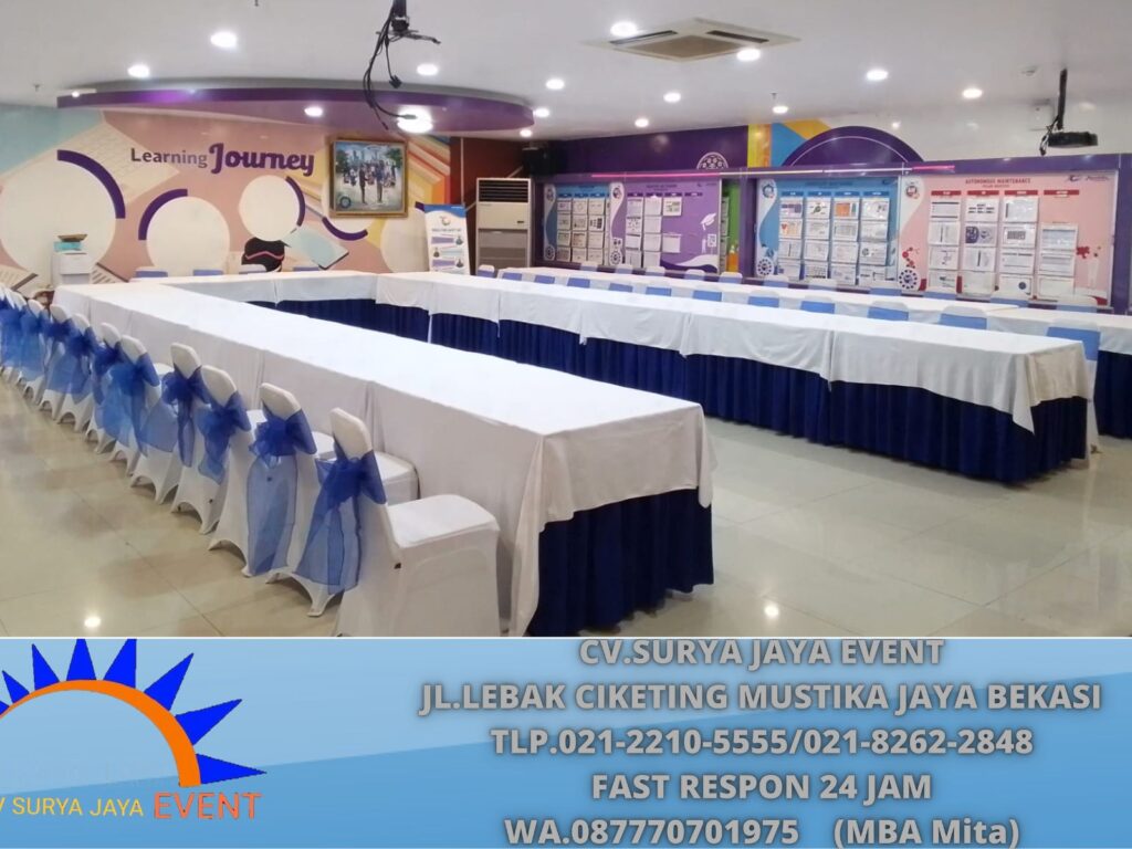 % Sewa Meja Kotak Aneka Warna Dan Model Taplak Area Jakarta - Surya ...